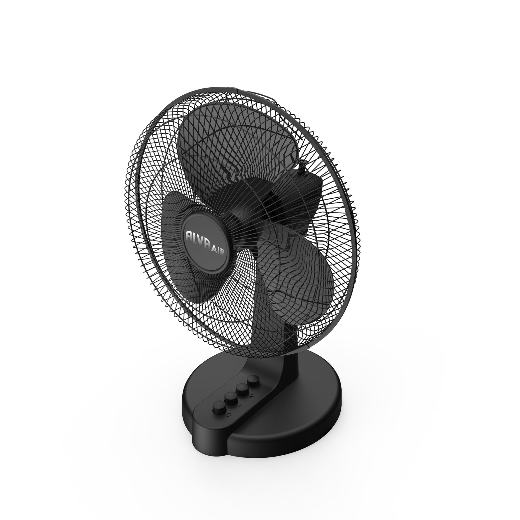 30CM PLASTIC DESK FAN (BLACK) – Alva Lifestyle