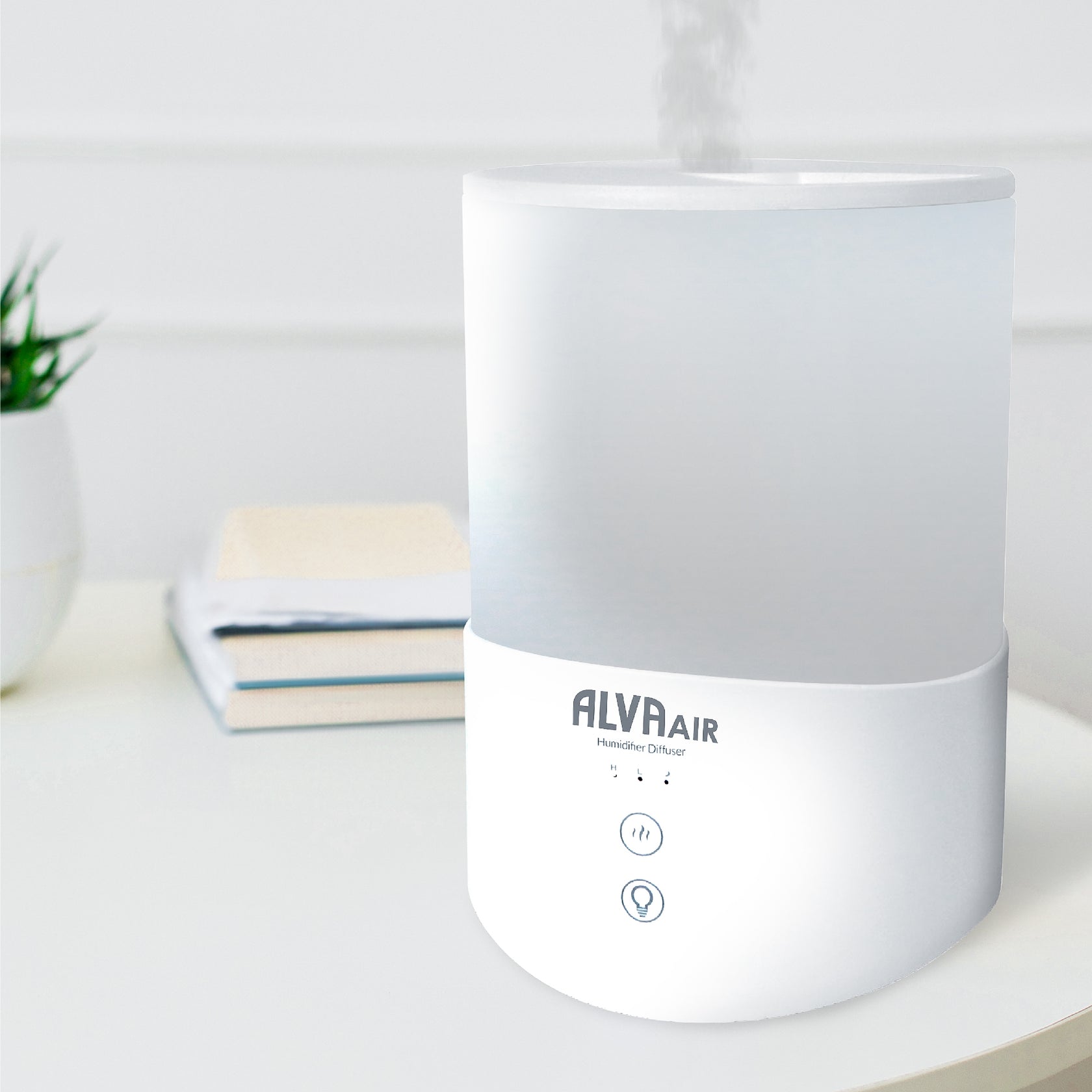 ALVA AIR - ULTRASONIC HUMIDIFIER (DIFFUSER) - 2.5L - 7 COLOUR LIGHTS ...