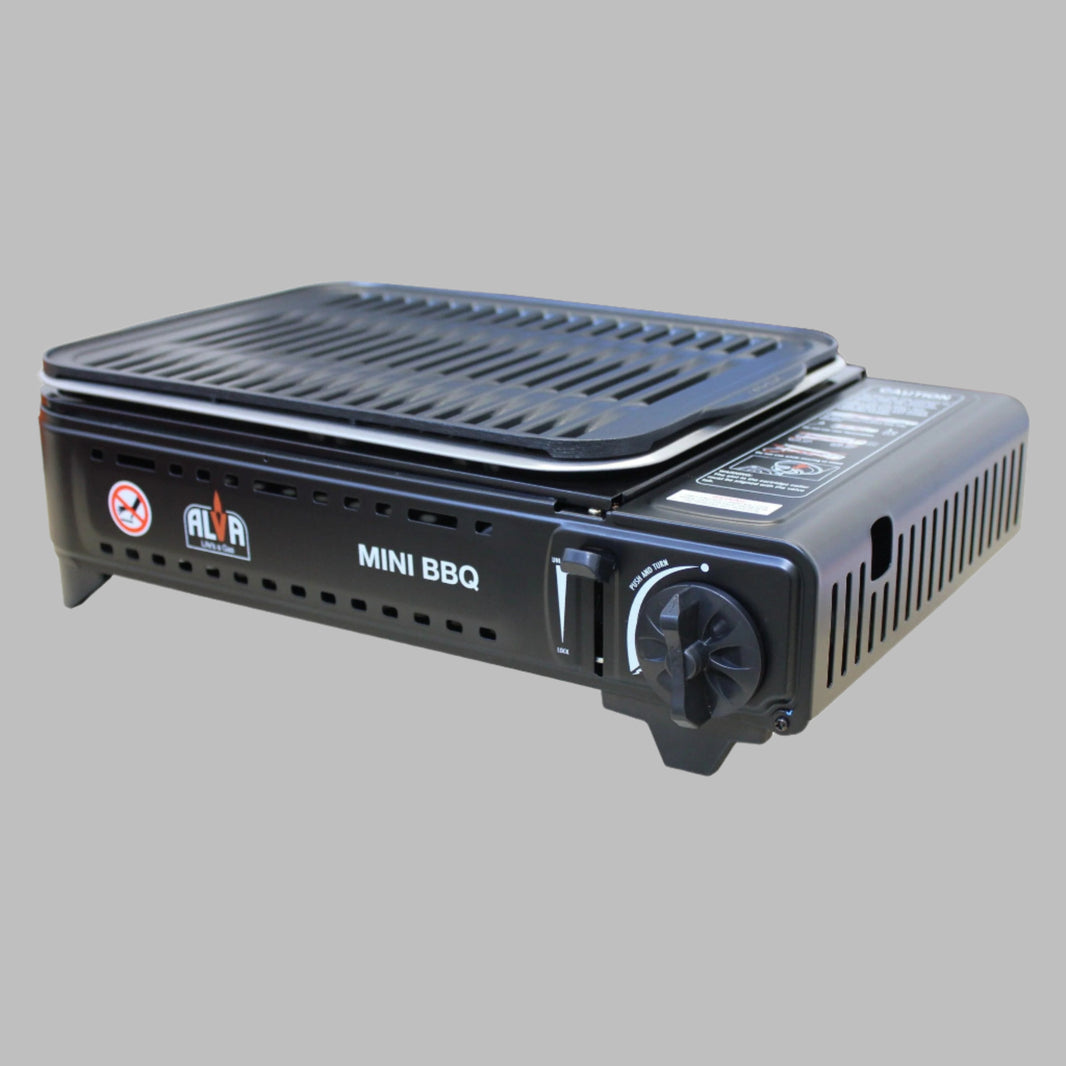 ALVA - MOJAVE 4-BURNER GLASS HOOD DROP-IN GAS BBQ