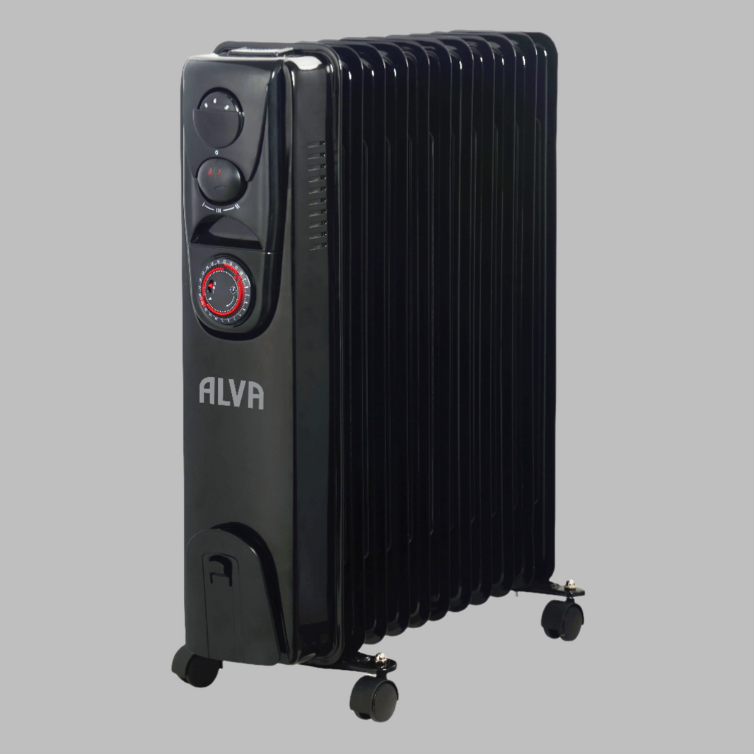 ALVA - ELECTRIC CONVECTION HEATER - METALLIC GREY