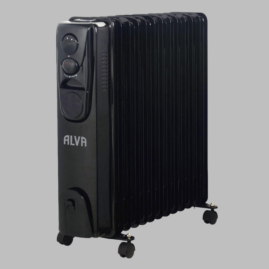 ALVA - ELECTRIC CONVECTION HEATER - METALLIC GREY