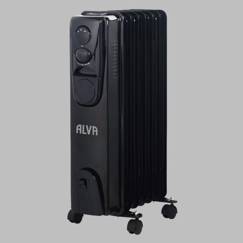 ALVA - ELECTRIC CONVECTION HEATER - METALLIC GREY