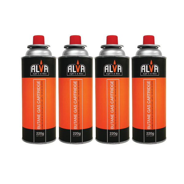 4-PACK BUTANE GAS CANISTER 220g – Alva Lifestyle