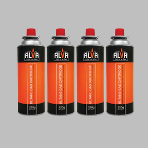 4-Pack Butane Gas Canisters 220g