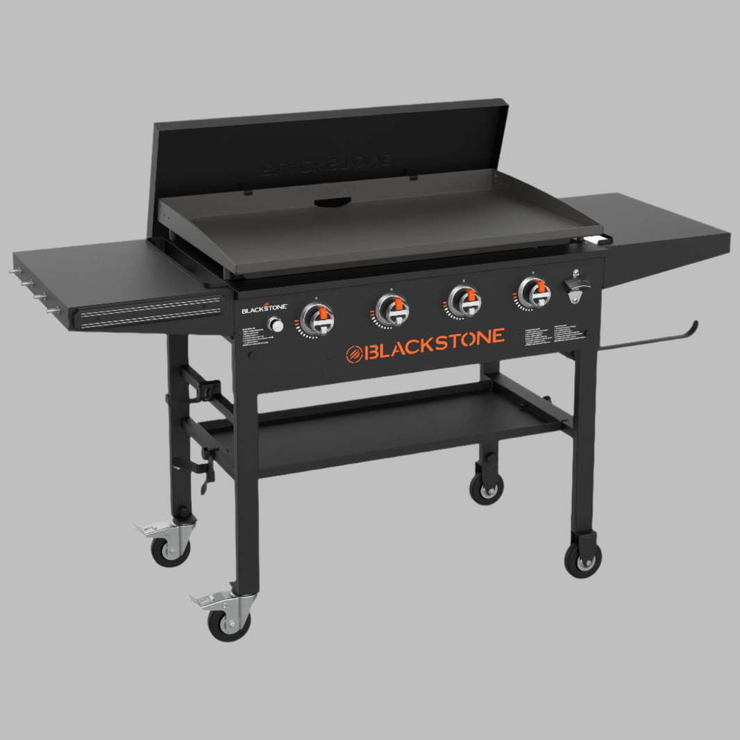 ALVA - MOJAVE 4-BURNER GLASS HOOD DROP-IN GAS BBQ