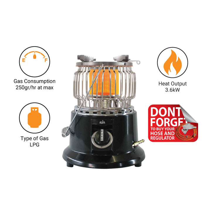 Gas Stoves LPG & Butane | Portable & Home Cooking | Alva