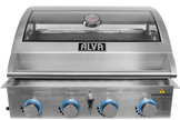 ALVA - MOJAVE 4-BURNER GLASS HOOD DROP-IN GAS BBQ – Alva Lifestyle