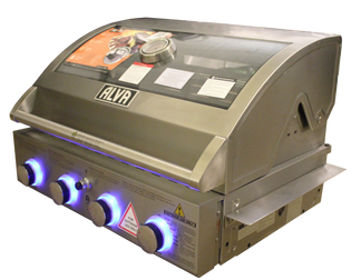 ALVA - MOJAVE 4-BURNER GLASS HOOD DROP-IN GAS BBQ – Alva Lifestyle