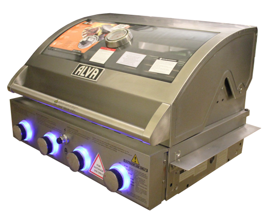 ALVA - MOJAVE 4-BURNER GLASS HOOD DROP-IN GAS BBQ – Alva Lifestyle